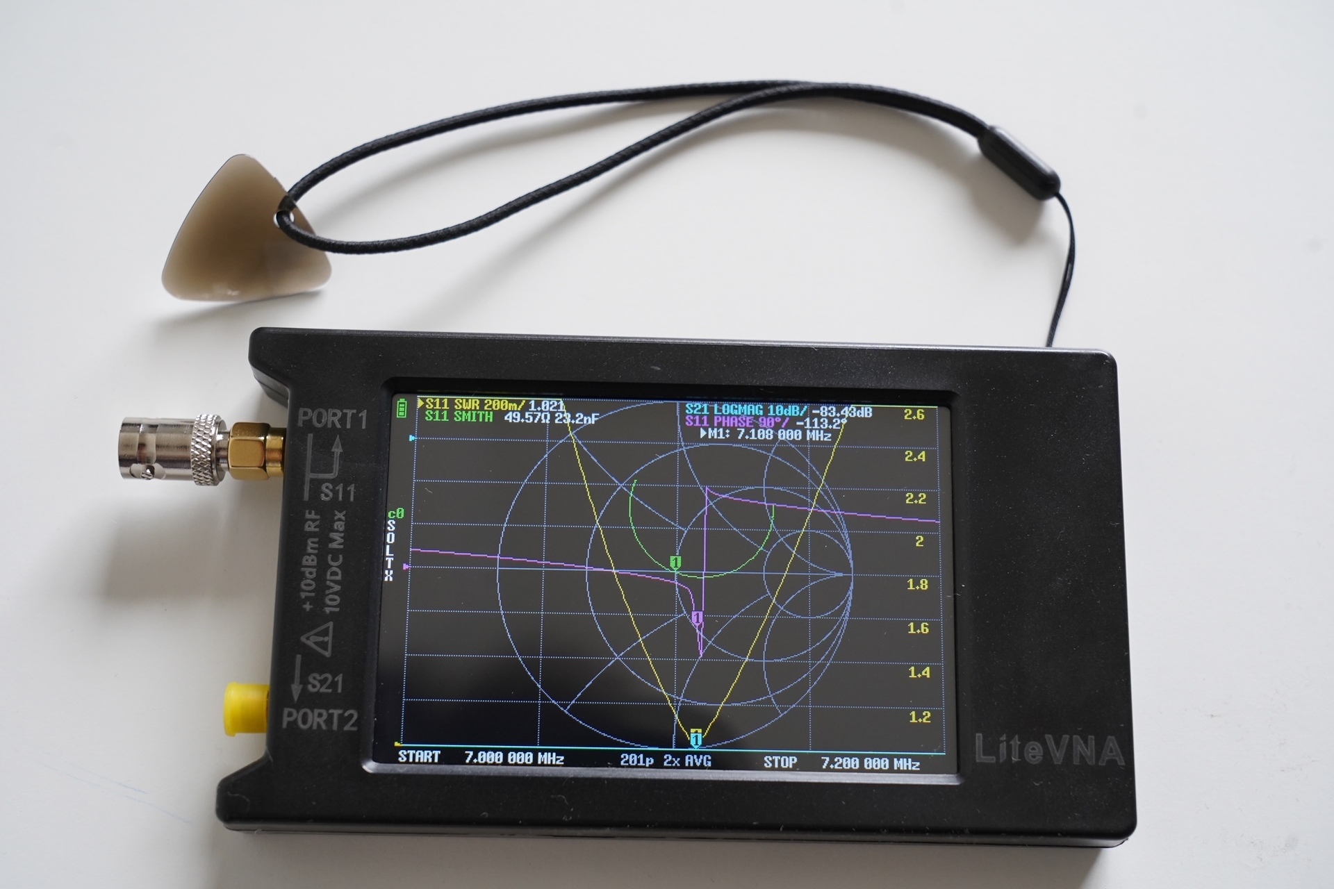 簡易型ネットワークアナライザ「Lite VNA」を使ってみる: 電子工作の小部屋